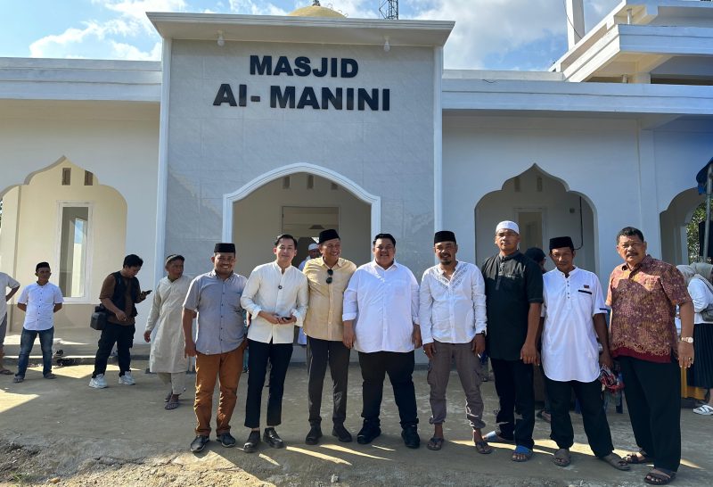 Resmikan Masjid Al Manini di Baruga, Yudhianto Mahardika: Amal ...